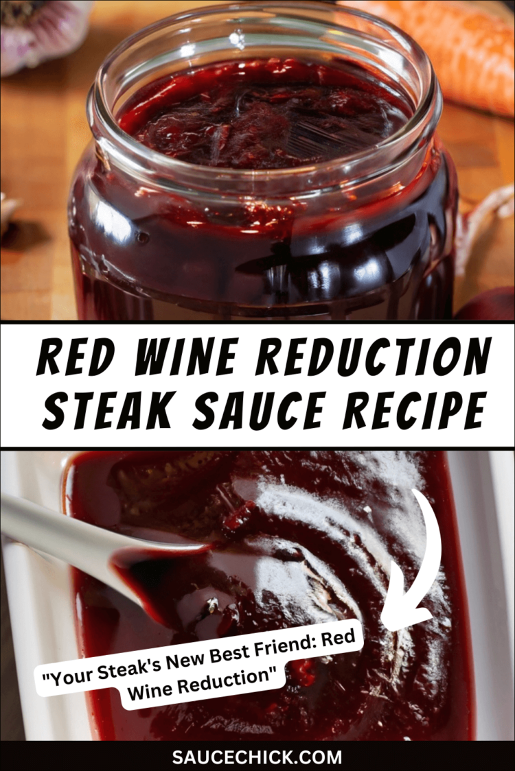 Red Wine Reduction Steak Sauce Recipe | Homemade Sauce