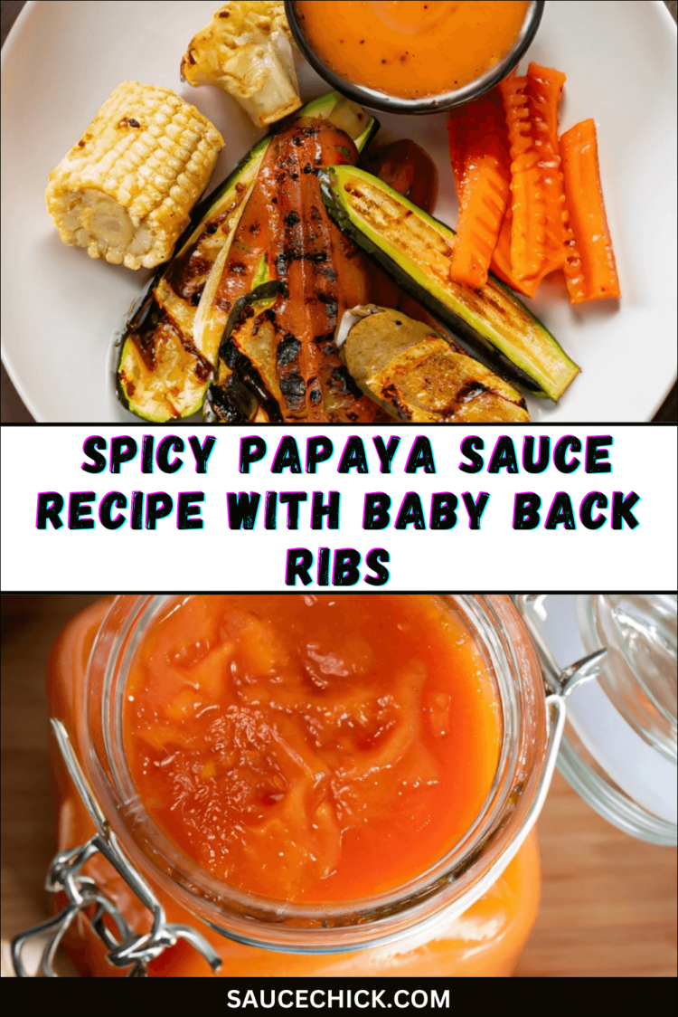 Spicy Papaya Sauce Recipe With Baby Back Ribs