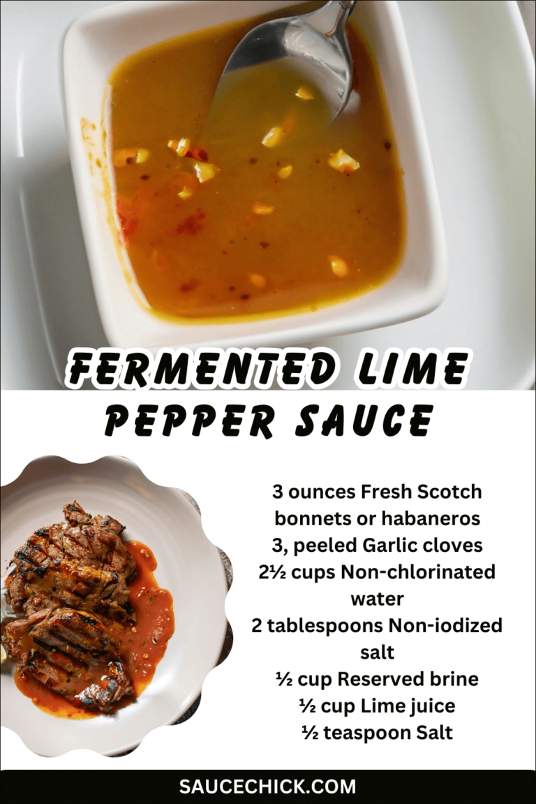 Fermented Lime Pepper Sauce: Elevate Your Tastebuds Today