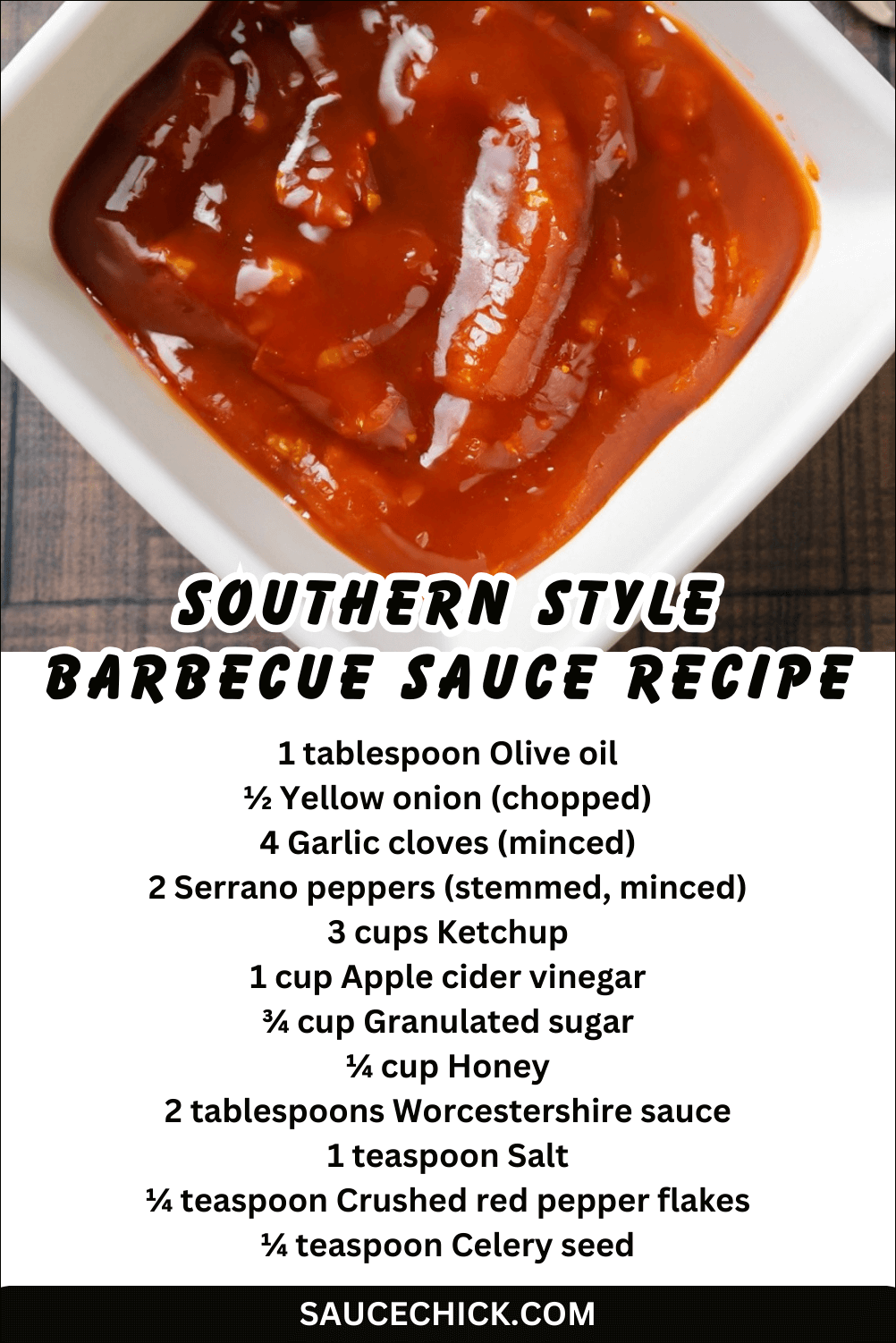 Spicy Southern Style Barbecue Sauce Recipe | Homemade Sauce