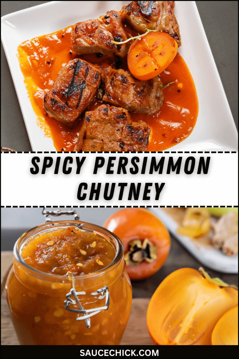 Spicy Persimmon Chutney Recipe | A Taste Of Autumn Delight