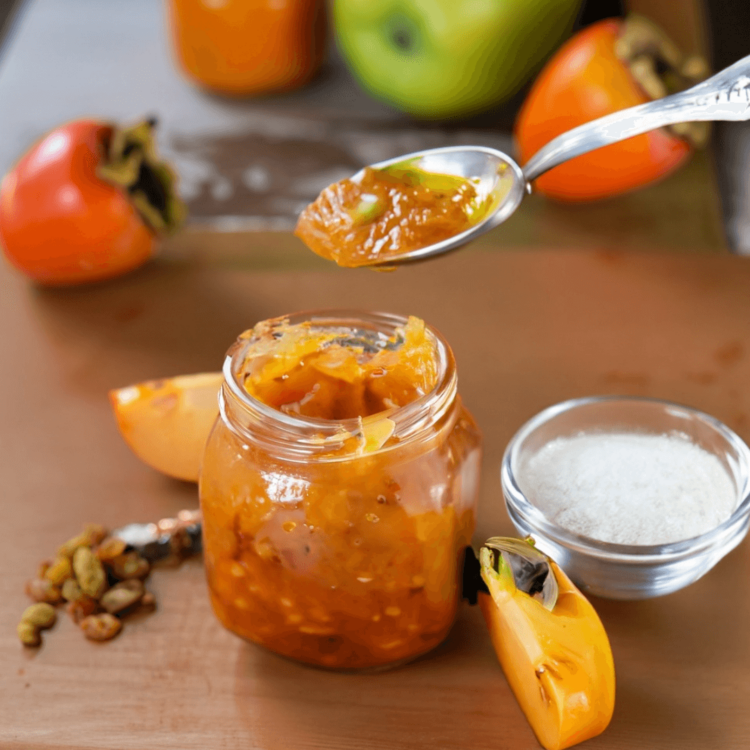 Spicy Persimmon Chutney Recipe | A Taste Of Autumn Delight