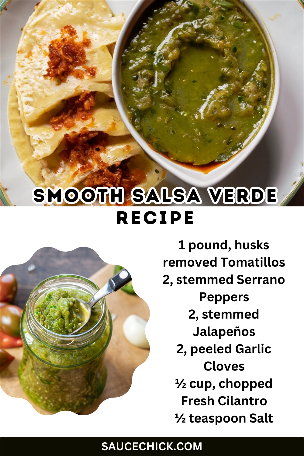 Smooth Salsa Verde Recipe For Irresistible Flavor