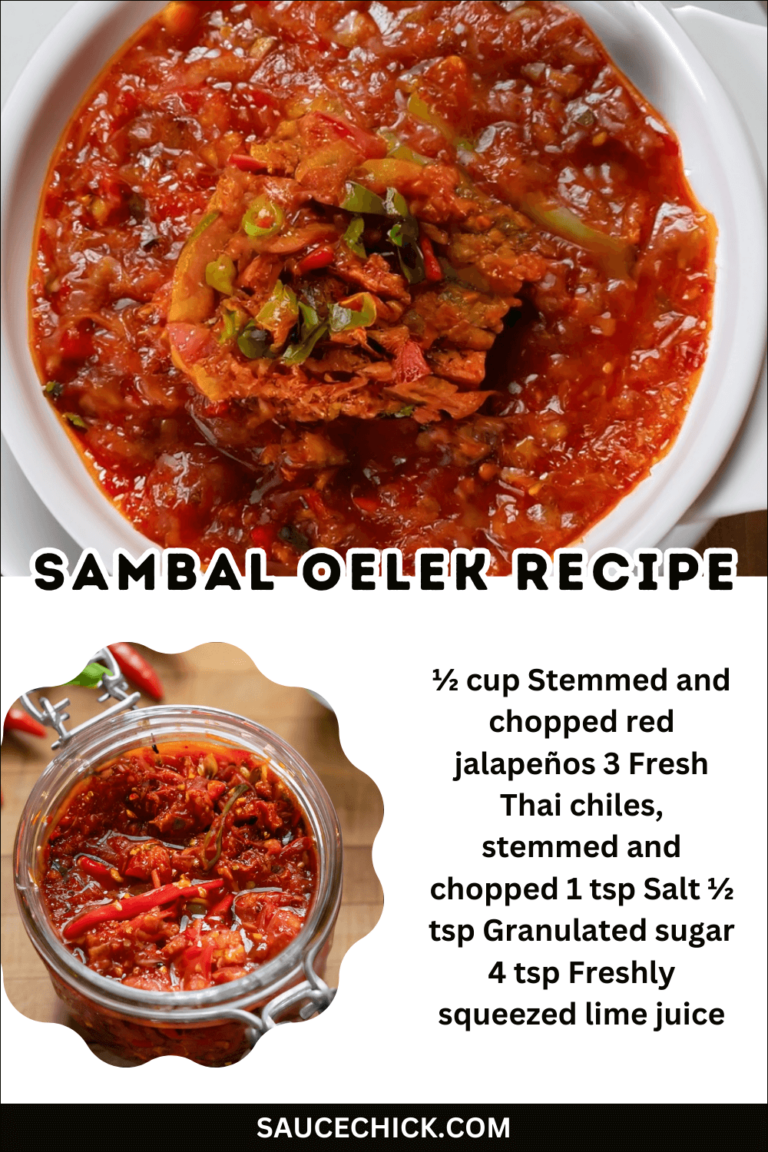 Sambal Oelek Recipe: A Spicy Indonesian Flavor Explosion