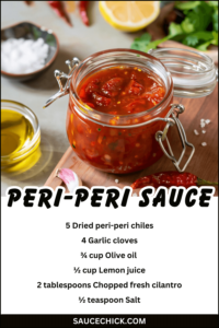 Peri Peri Sauce Recipe - Step By Step Guide