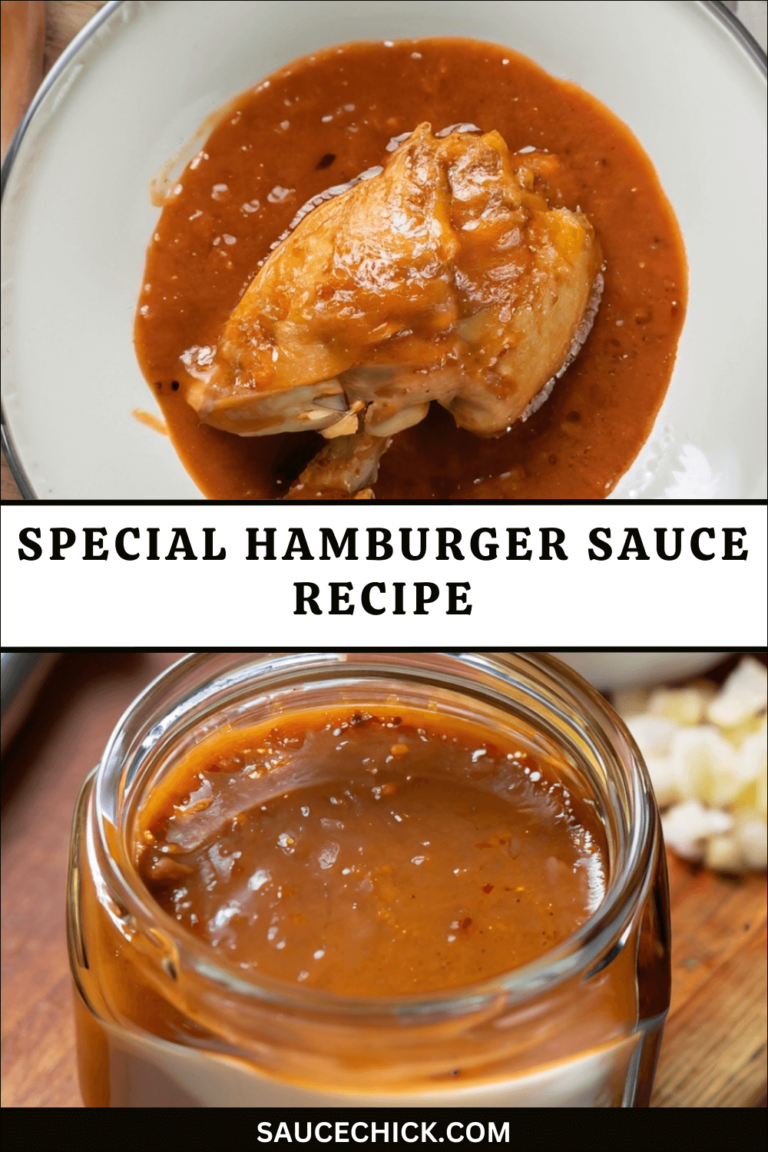 Special Hamburger Sauce Recipe: Craft The Ultimate Burger Bliss
