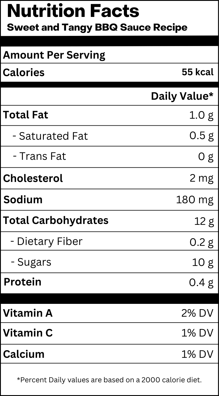 Sweet and Tangy BBQ Sauce: A Must Try Recipe