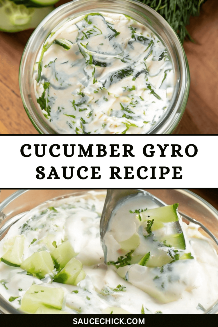 Cucumber Gyro Sauce Recipe | Easy Homemade Tzatziki