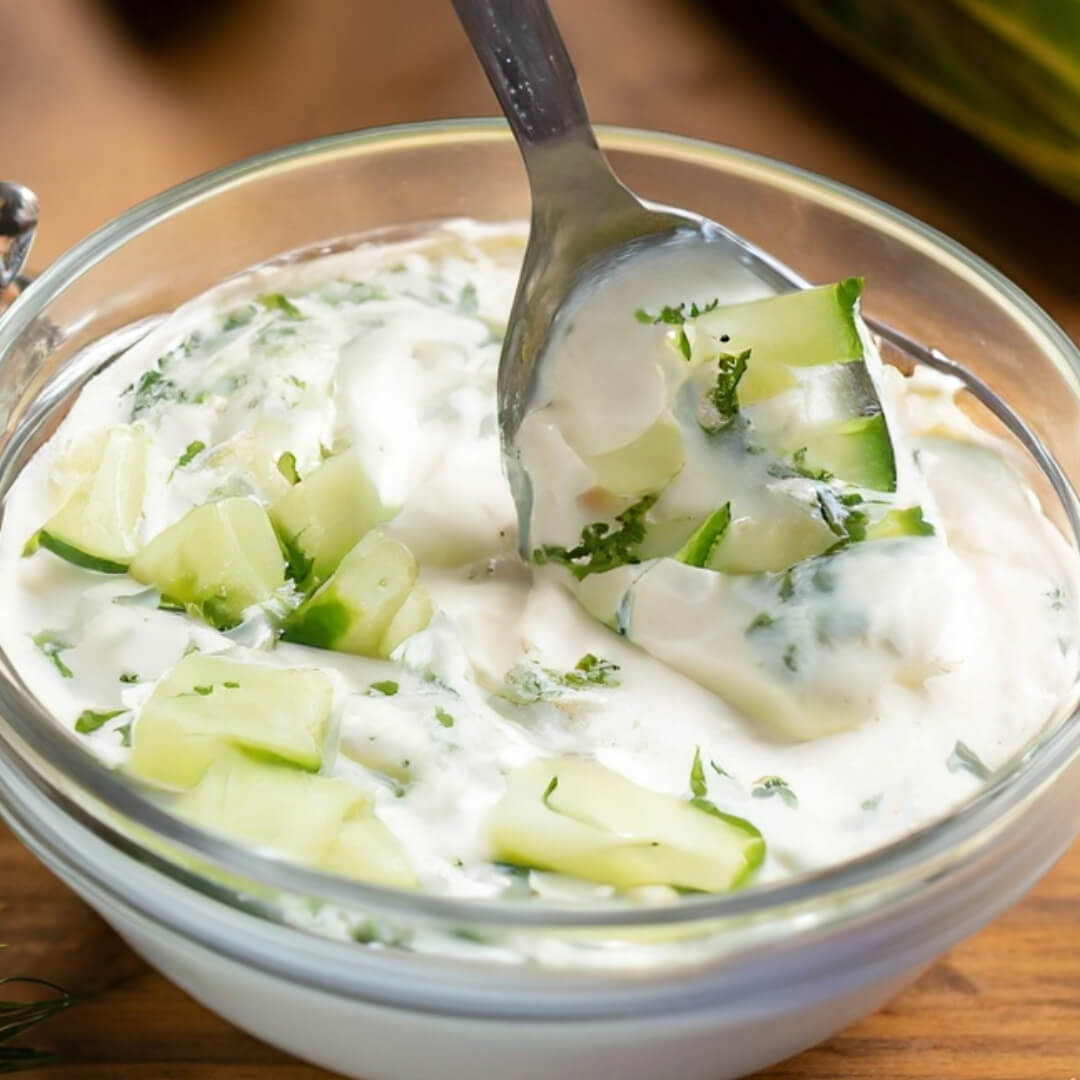 Cucumber Gyro Sauce Recipe | Easy Homemade Tzatziki