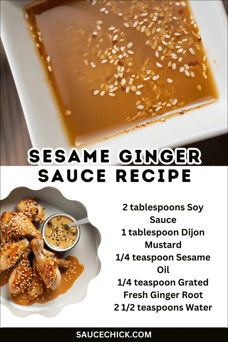 Sesame Ginger Sauce Recipe | The Perfect Condiment