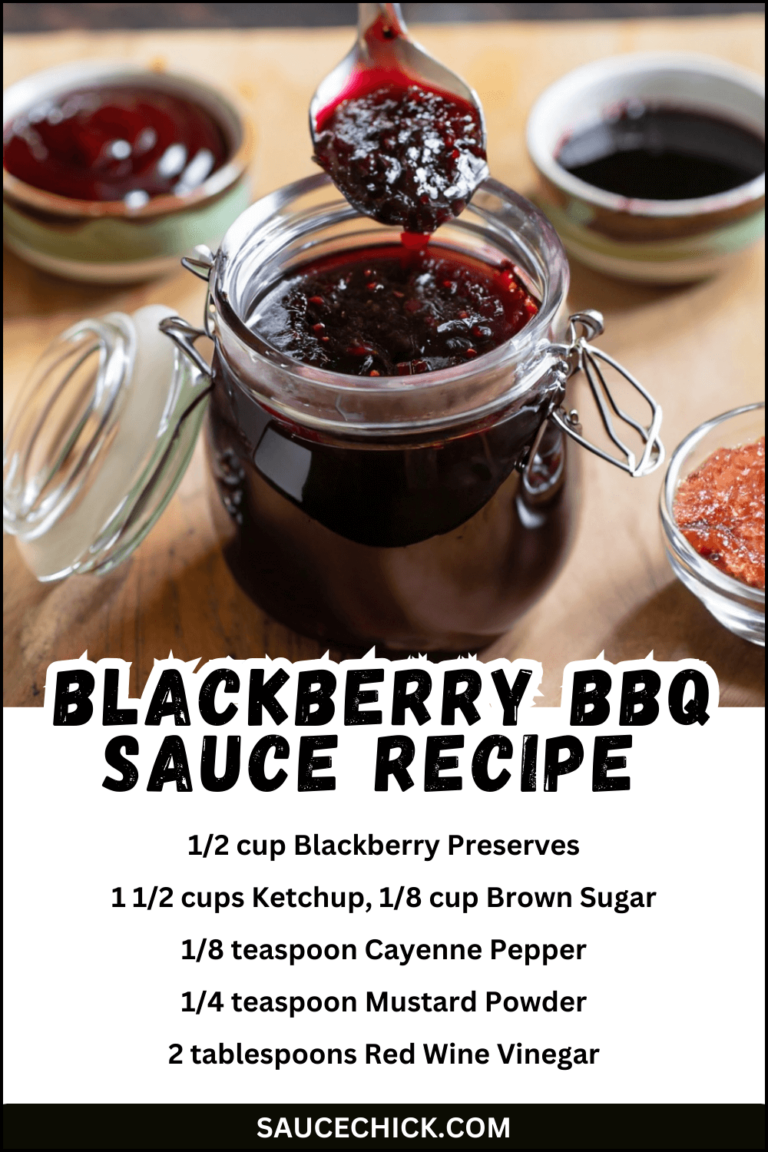 Blackberry BBQ Sauce Recipe: Sweet and Smoky Bliss For Grilling
