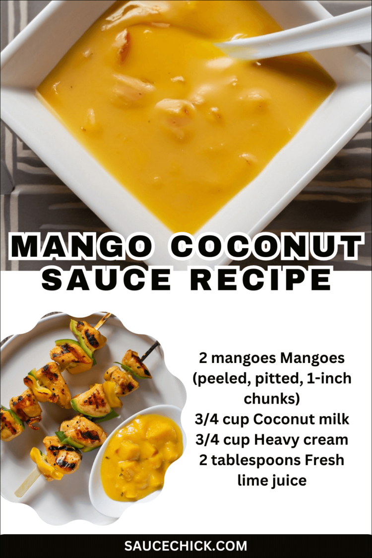 Mango Coconut Sauce Recipe | Tropical Flavors