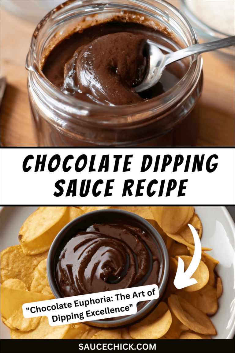 Chocolate Dipping Sauce Recipe: Indulge in Decadent Sweetness
