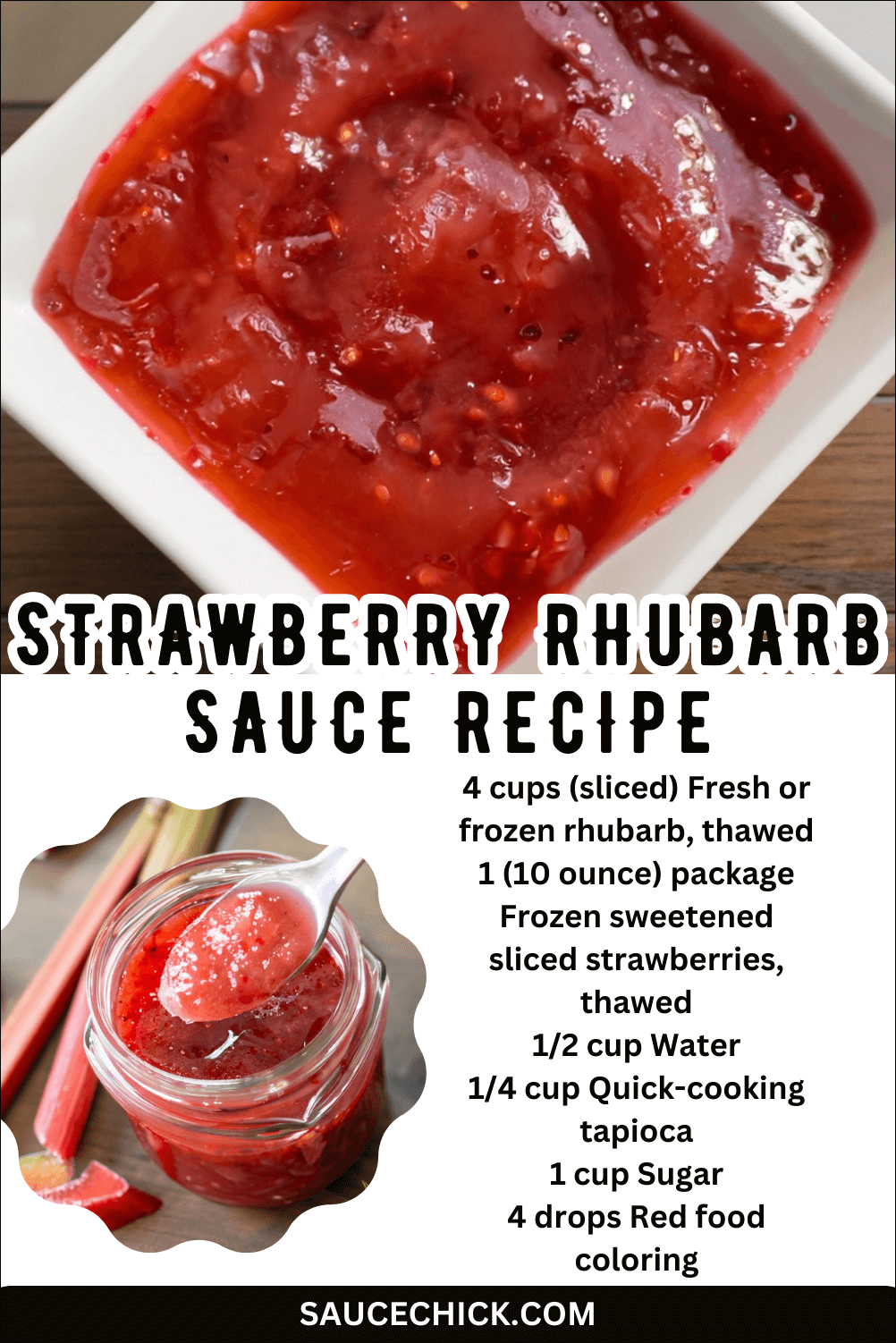 Strawberry Rhubarb Sauce Recipe: A Must Try Sauce