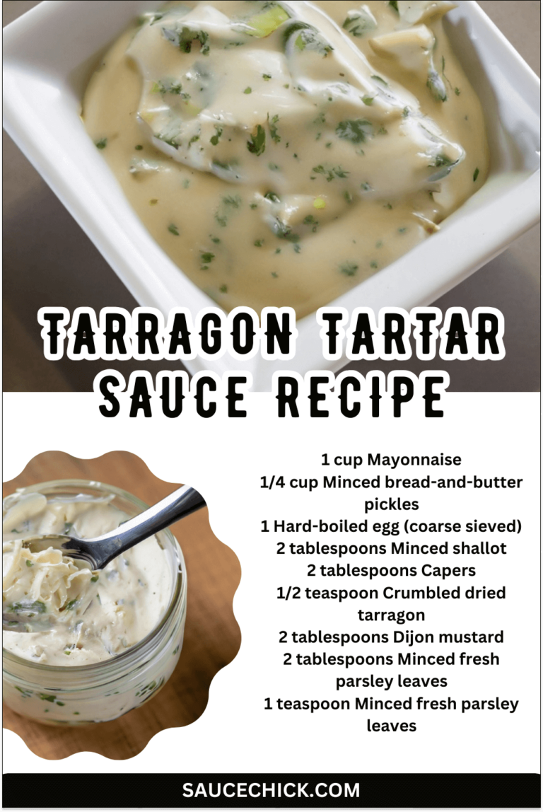 Tarragon Tartar Sauce Recipe - A Flavorful Twist On A Classic