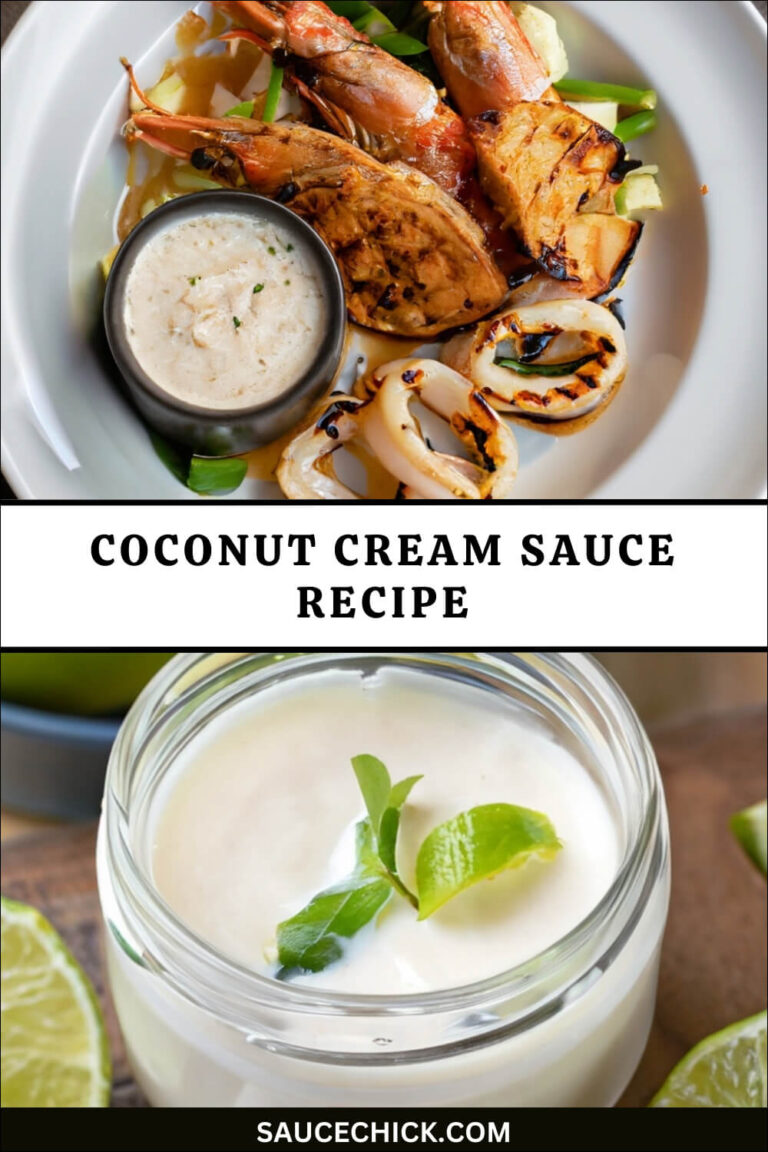 Coconut Cream Sauce Recipe: Tropical Bliss For Culinary Delight
