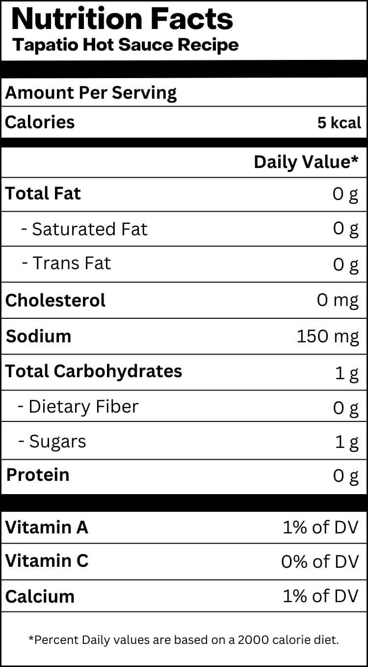 Tapatio Hot Sauce Recipe: For Spicy Perfection