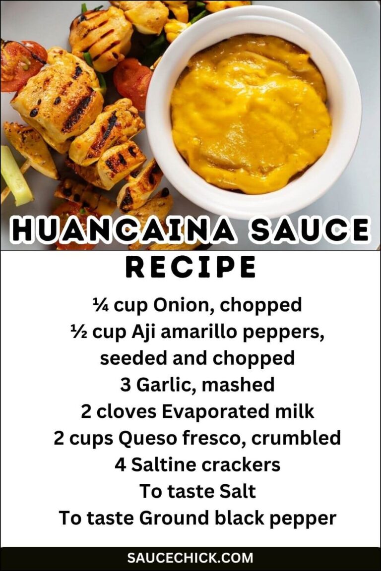 Huancaina Sauce Recipe: Savor The Creamy Peruvian Delight
